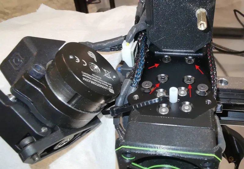 V-Core 4 toolhead EasyFit mod - remove/install the toolhead fully wired ...