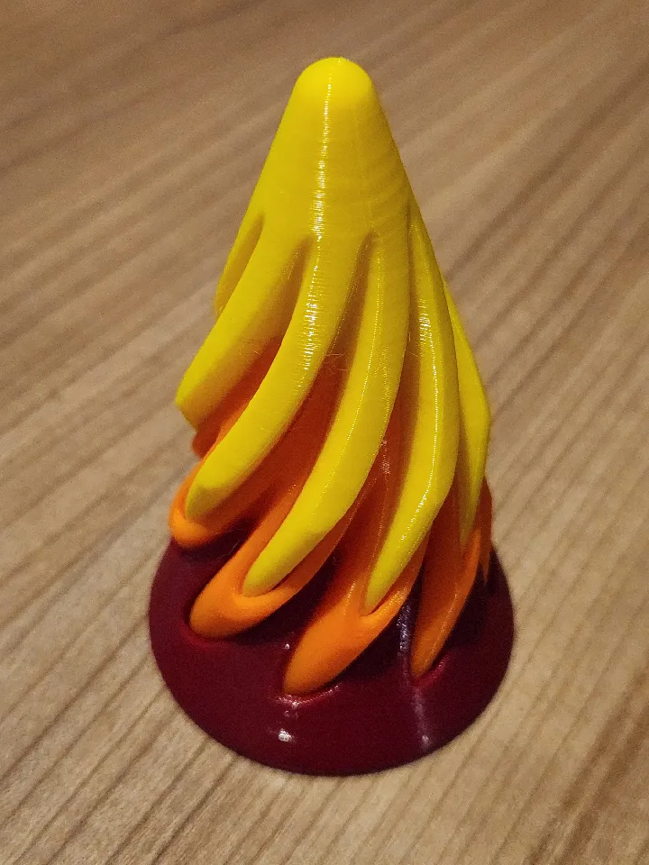 Double spiral cone fidget toy by Ewert Snyman | Download free STL model ...