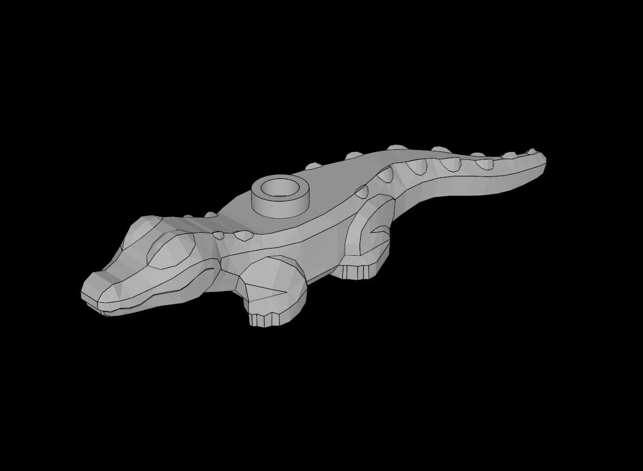 Lego Compatible (78532.dat) Animal Alligator / Crocodile Baby Hatchling ...