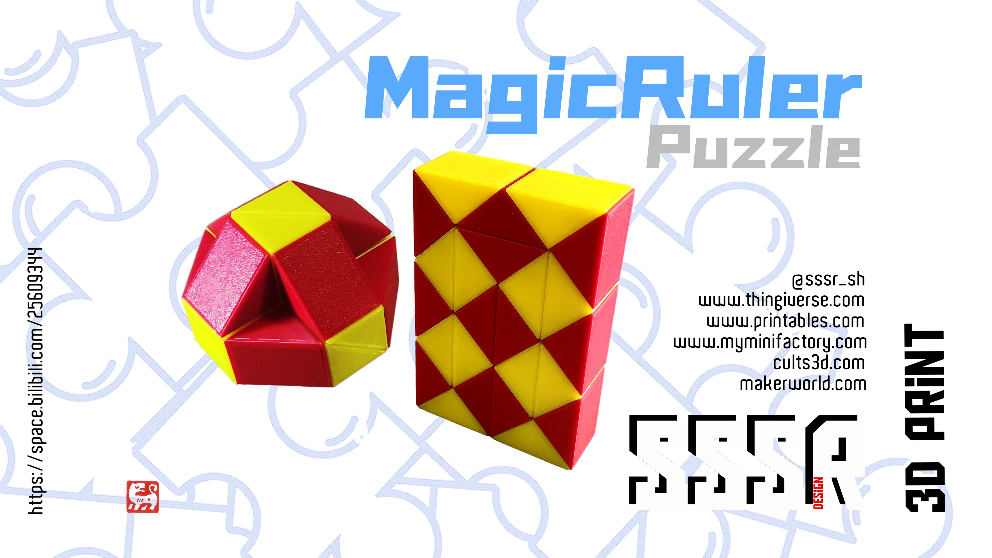 Magic Ruler Puzzle by SSSR_SH | Download free STL model | Printables.com