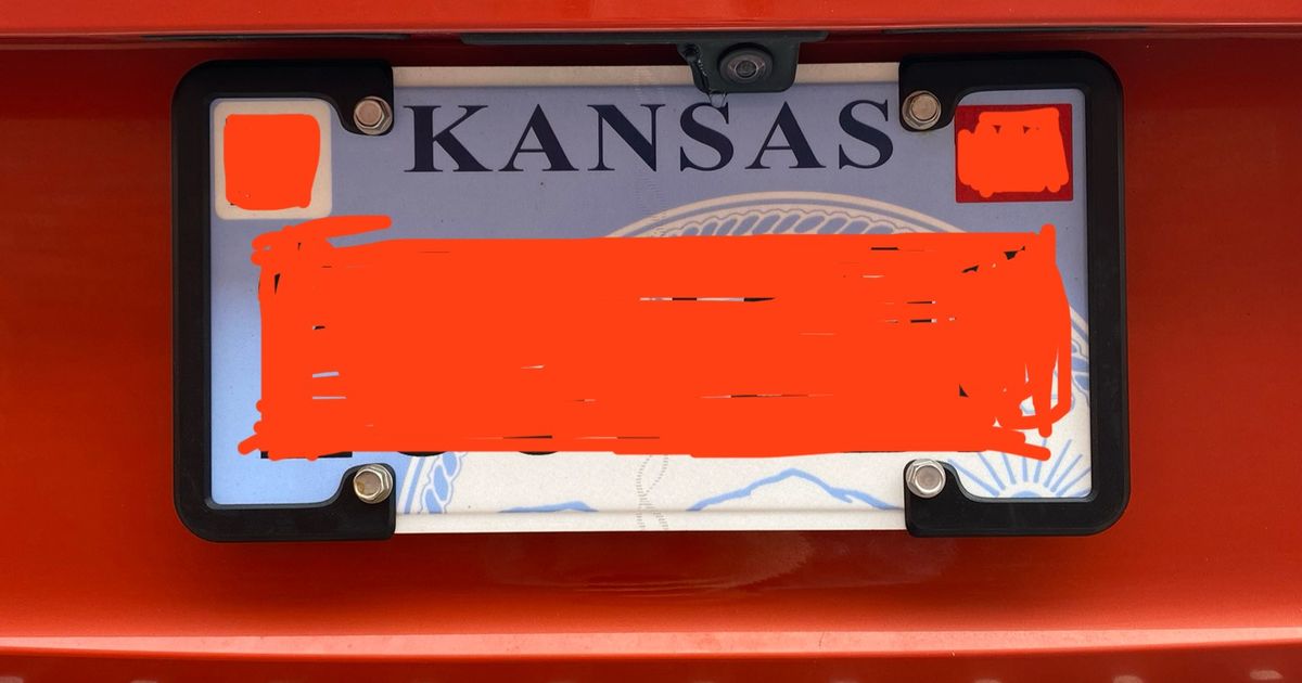 License Plate Frame by Mjdinneen | Download free STL model | Printables.com