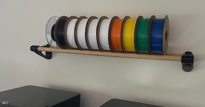 Generative Filament Rack by Avi Spratt | Download free STL model ...