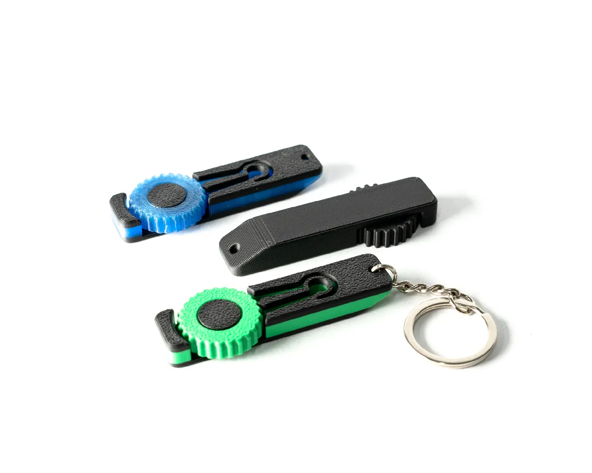 Print in Place Clicky Fidget Keychain by CheezyLabs | Download free STL ...
