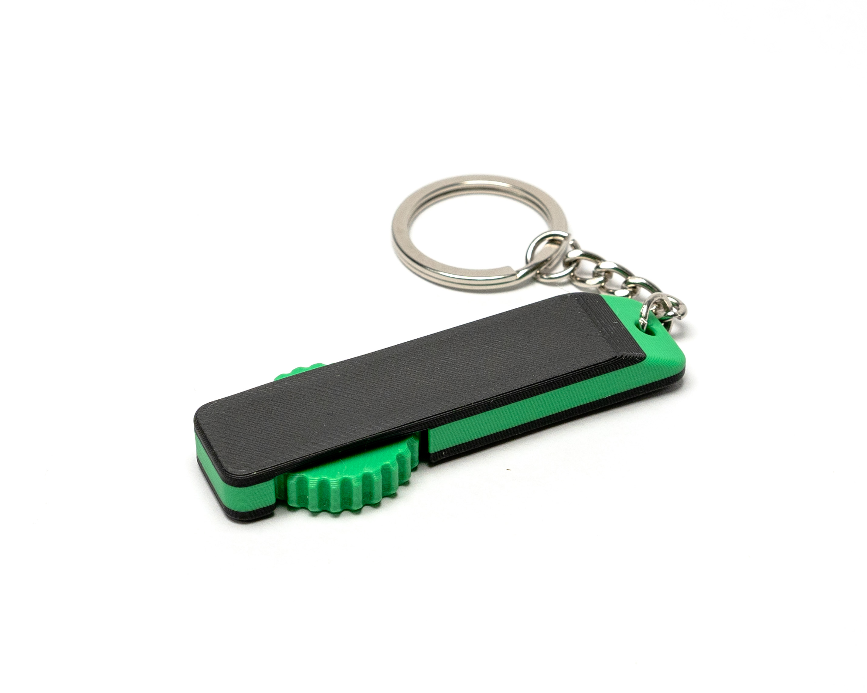 Print in Place Clicky Fidget Keychain by CheezyLabs | Download free STL ...