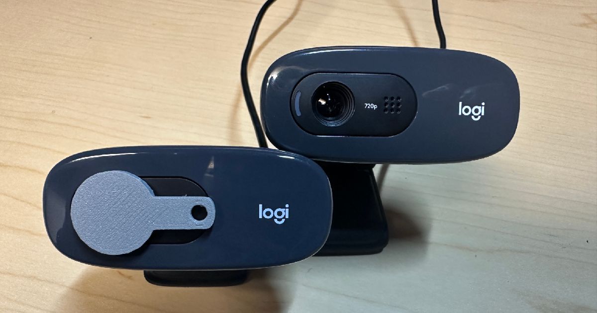 Logitech Webcam Logi C270 Privacy Lens cover by CGo | Download free STL ...
