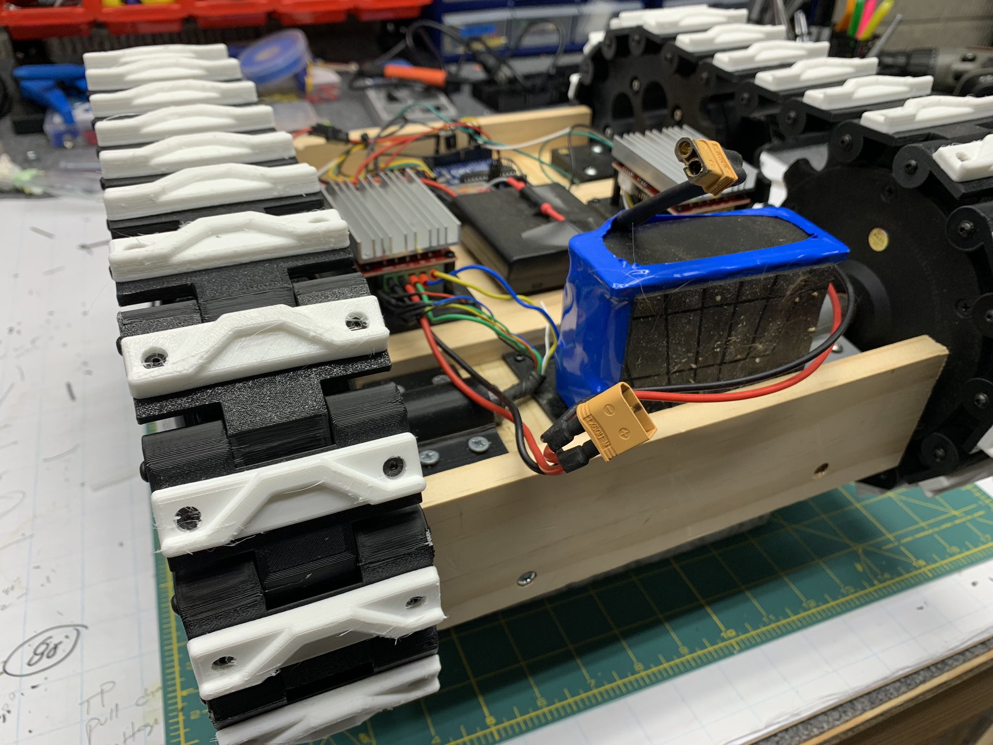 Hoverboard motor track system by J. Bowling | Download free STL model ...