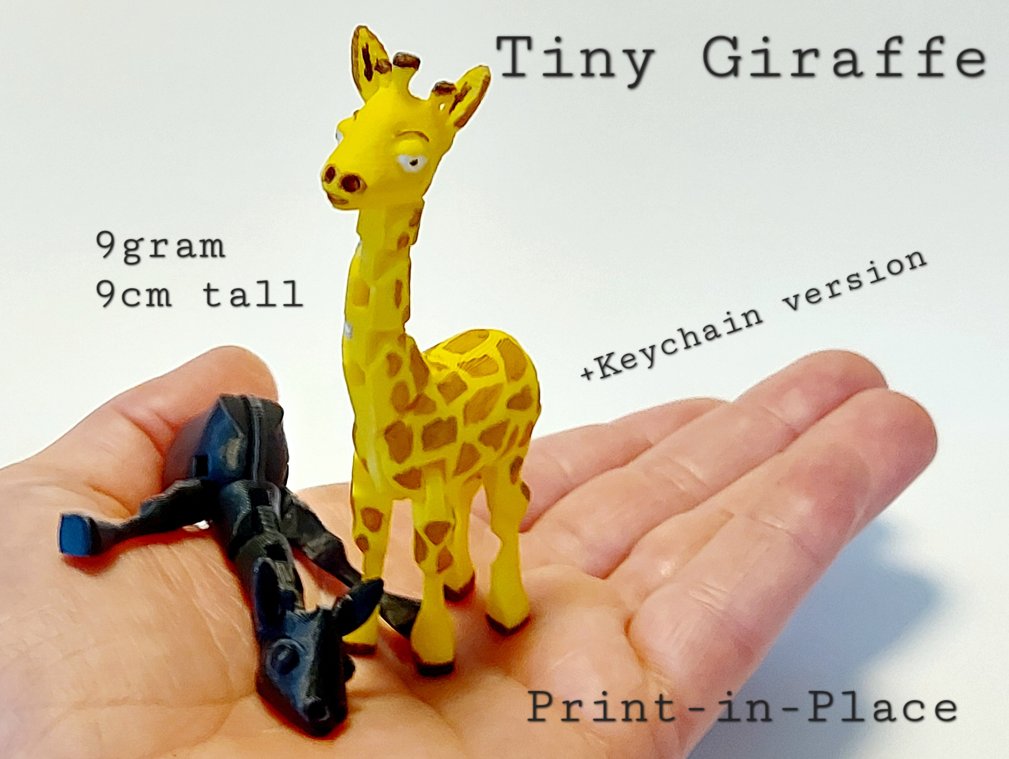 Tiny Giraffe (Print-in-Place) by kida | Download free STL model | Printables.com