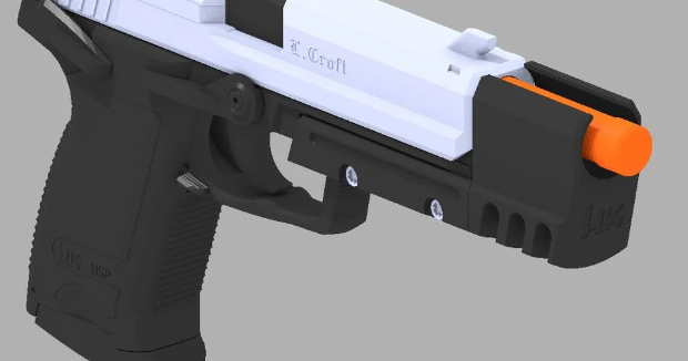 Realistic Rubber Band Gun by EliteGamerFlash | Download free STL model ...