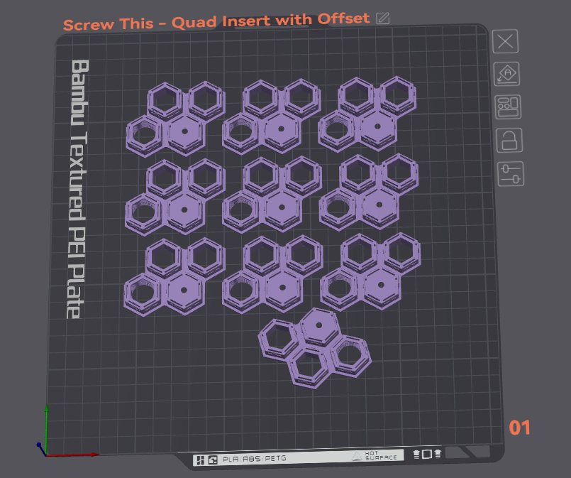 Screw This - Quad Insert with Countersunk Hole by Etonix Pyro ...