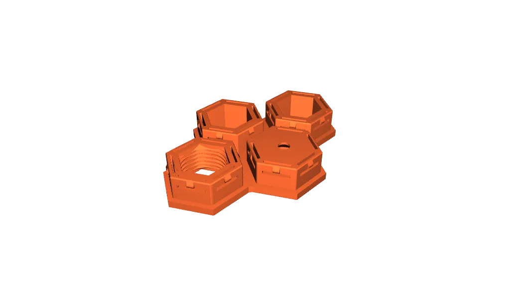 Screw This - Quad Insert with Countersunk Hole by Etonix Pyro | Download free STL model ...