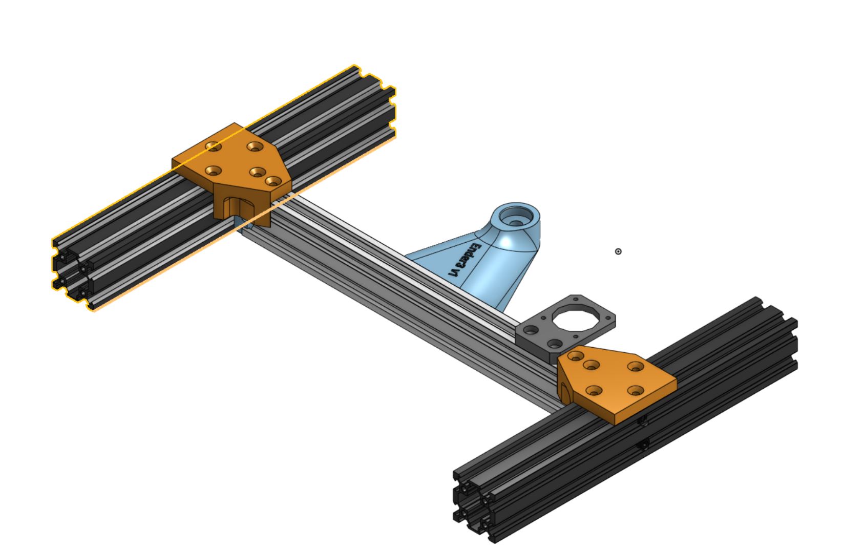 Ender 3 (V1/Pro) to CORE XY modification by Chris Barwick | Download ...