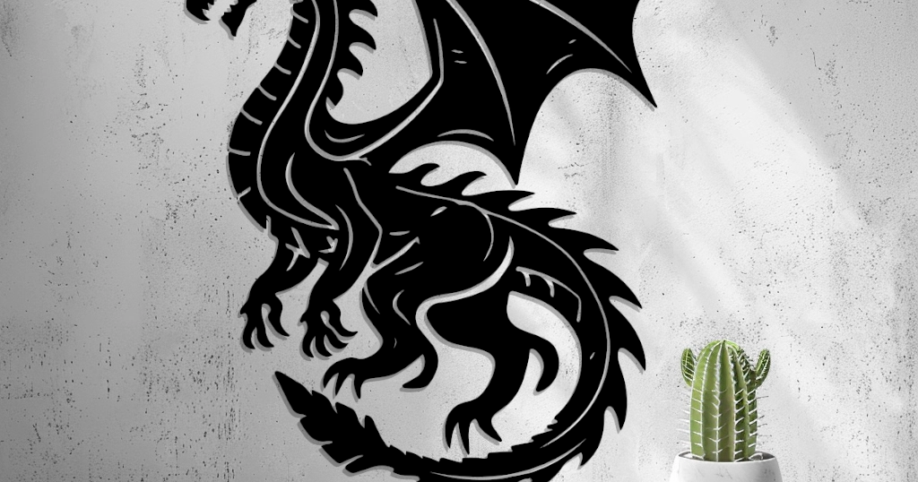 Dragon Wall Art by 2D Art | Download free STL model | Printables.com