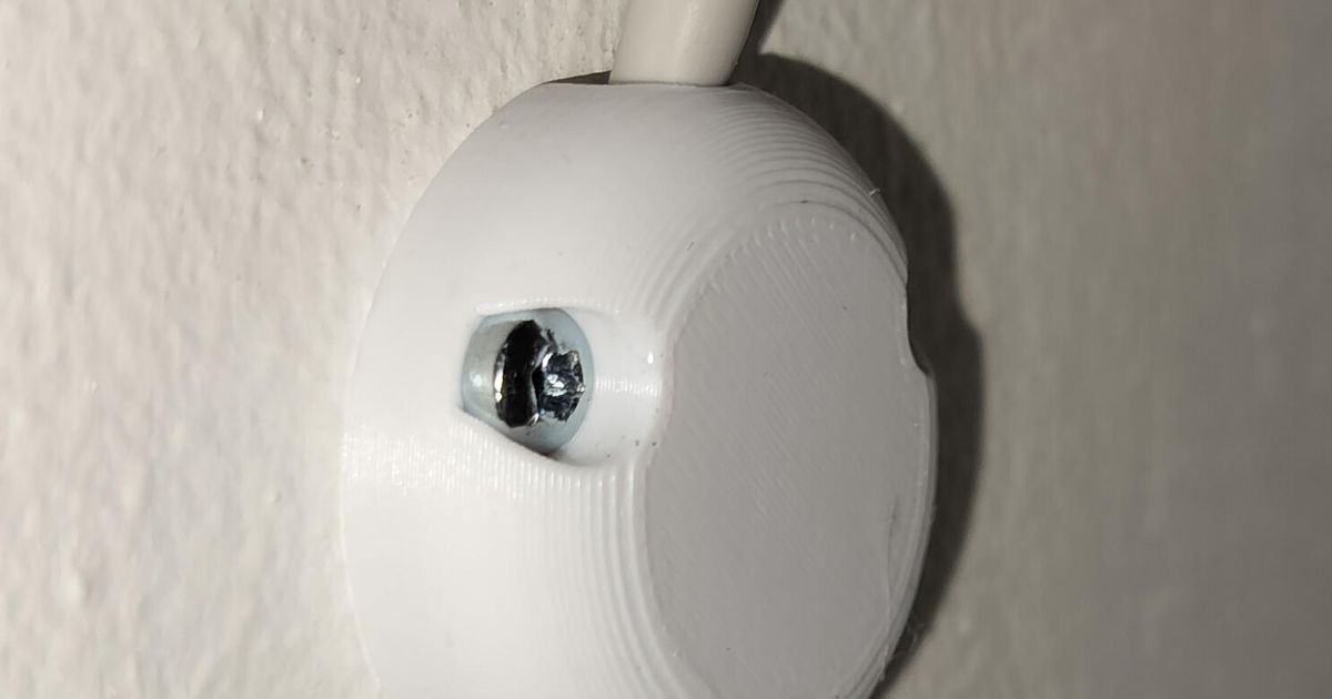 Ethernet cable wall cap by mimyllyv | Download free STL model ...