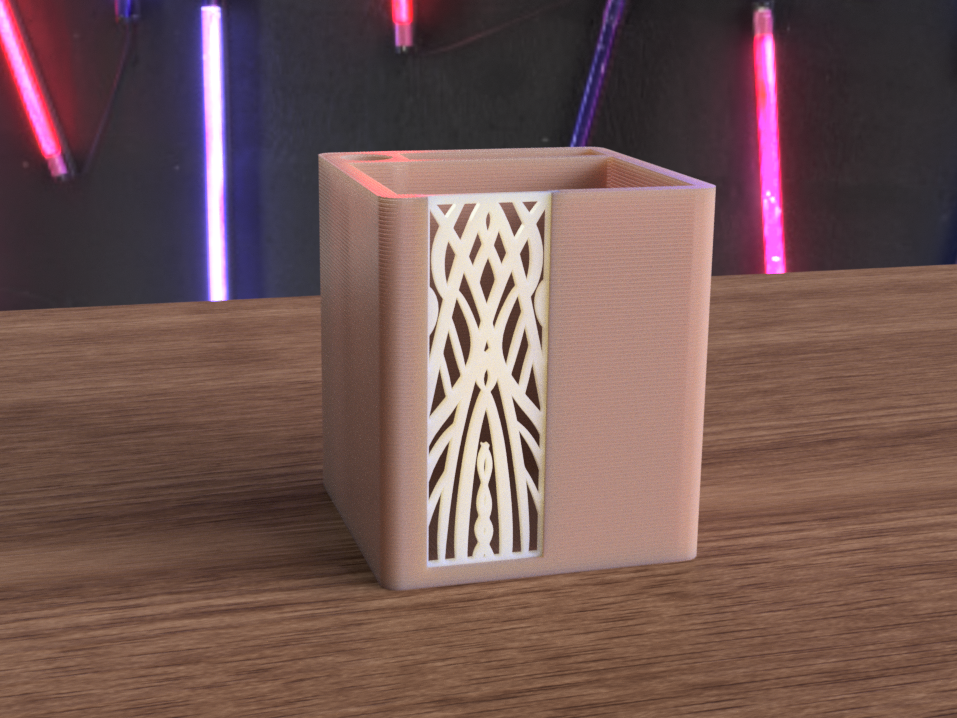 Pencil / Pen Holder by TriDee Design | Download free STL model ...