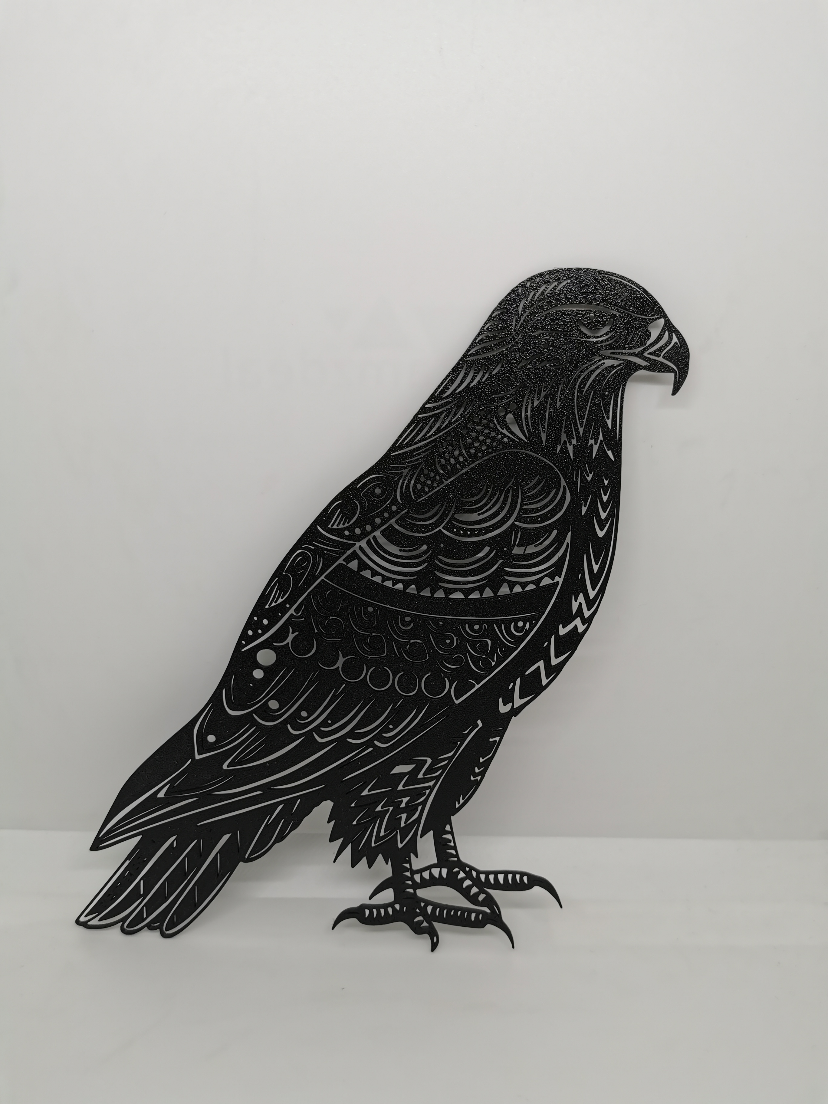 Hawk Wallart Walltattoo Low Poly by 2D Art | Download free STL model ...
