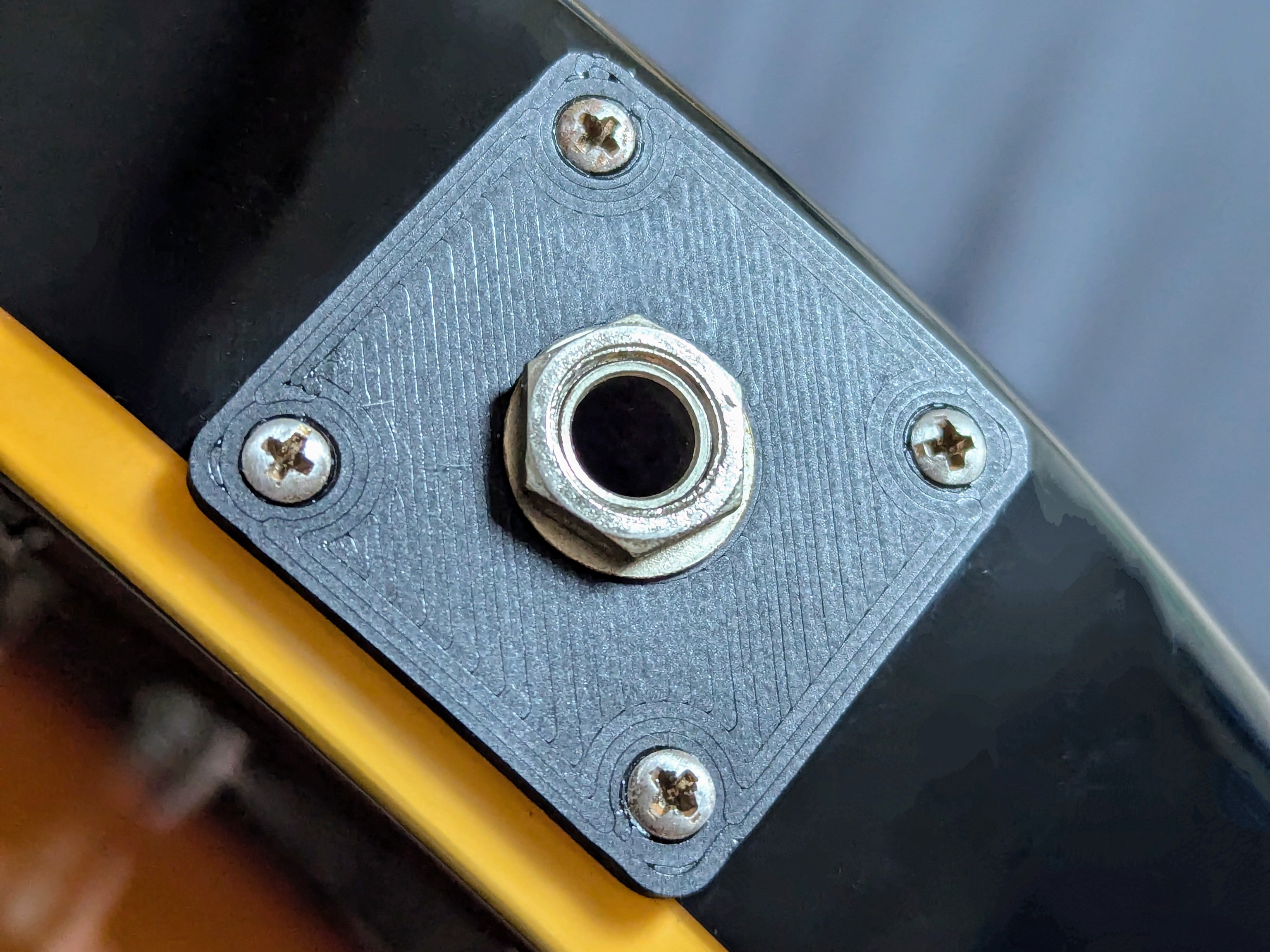 Samick Les Paul Jack Plate by Youenn Troalic | Download free STL model ...
