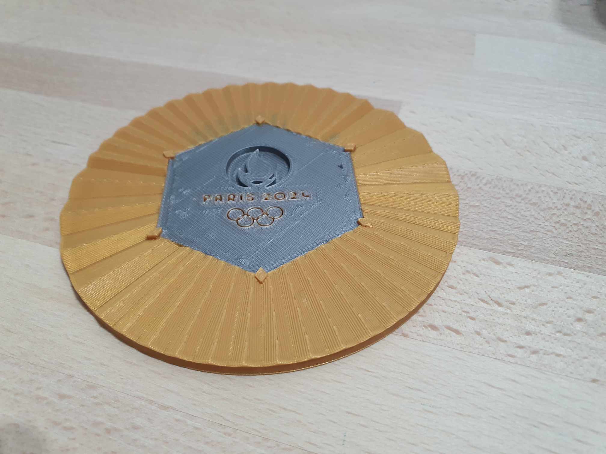 Replica of the Olympic gold medal by cherrymanboy | Download free STL ...