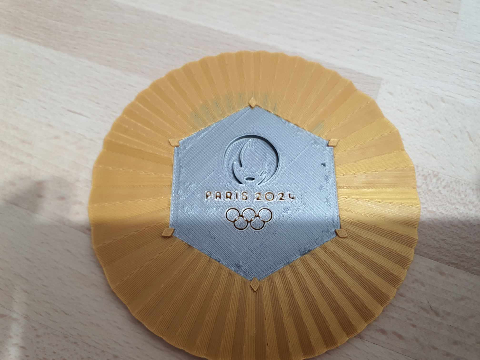 Replica of the Olympic gold medal by cherrymanboy | Download free STL ...