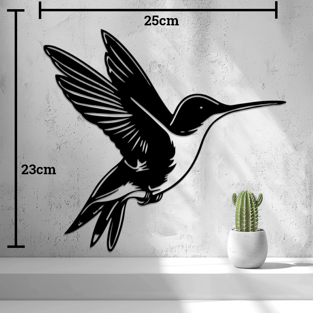 Hummingbird Wall Art by 2D Art | Download free STL model | Printables.com