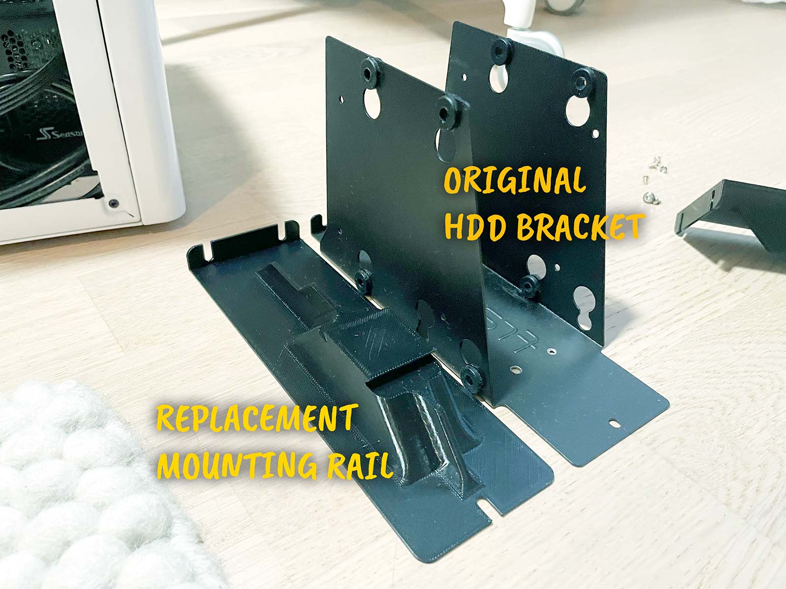 Modular SSD Bracket Upgrade Kit by jjonek | Download free STL model ...