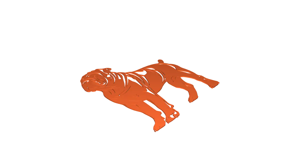 Shar Pei Dog Wall Art by 2D Art | Download free STL model | Printables.com