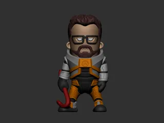 Mini Gordon Freeman by Wekster | Download free STL model | Printables.com