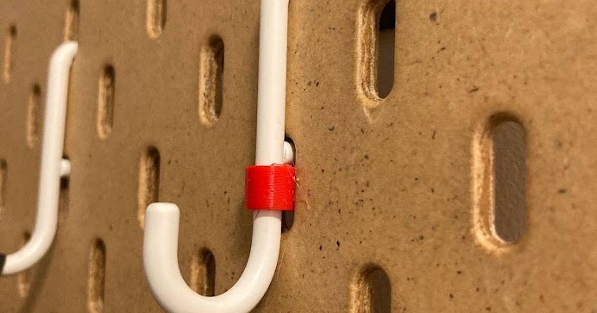 Ikea Skadis Strong Locking Clip by Victor | Download free STL model ...