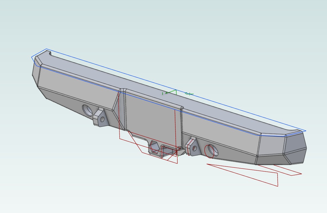 FCX18 K10 Rearbumper IB style por Catch222 | Descargar modelo STL ...