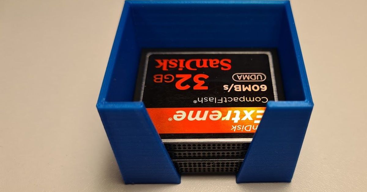 Compact Flash Stack by eloplunto | Download free STL model | Printables.com