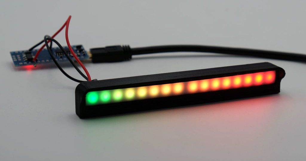 LED Simracing RPM-Bar for Simhub by Max Gripp | Download free STL model ...