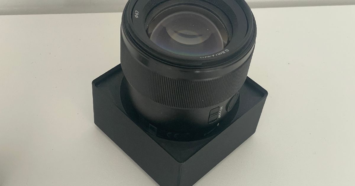 Sony e-Mount Lens Bin / Gridfinity Container - works with and without ...