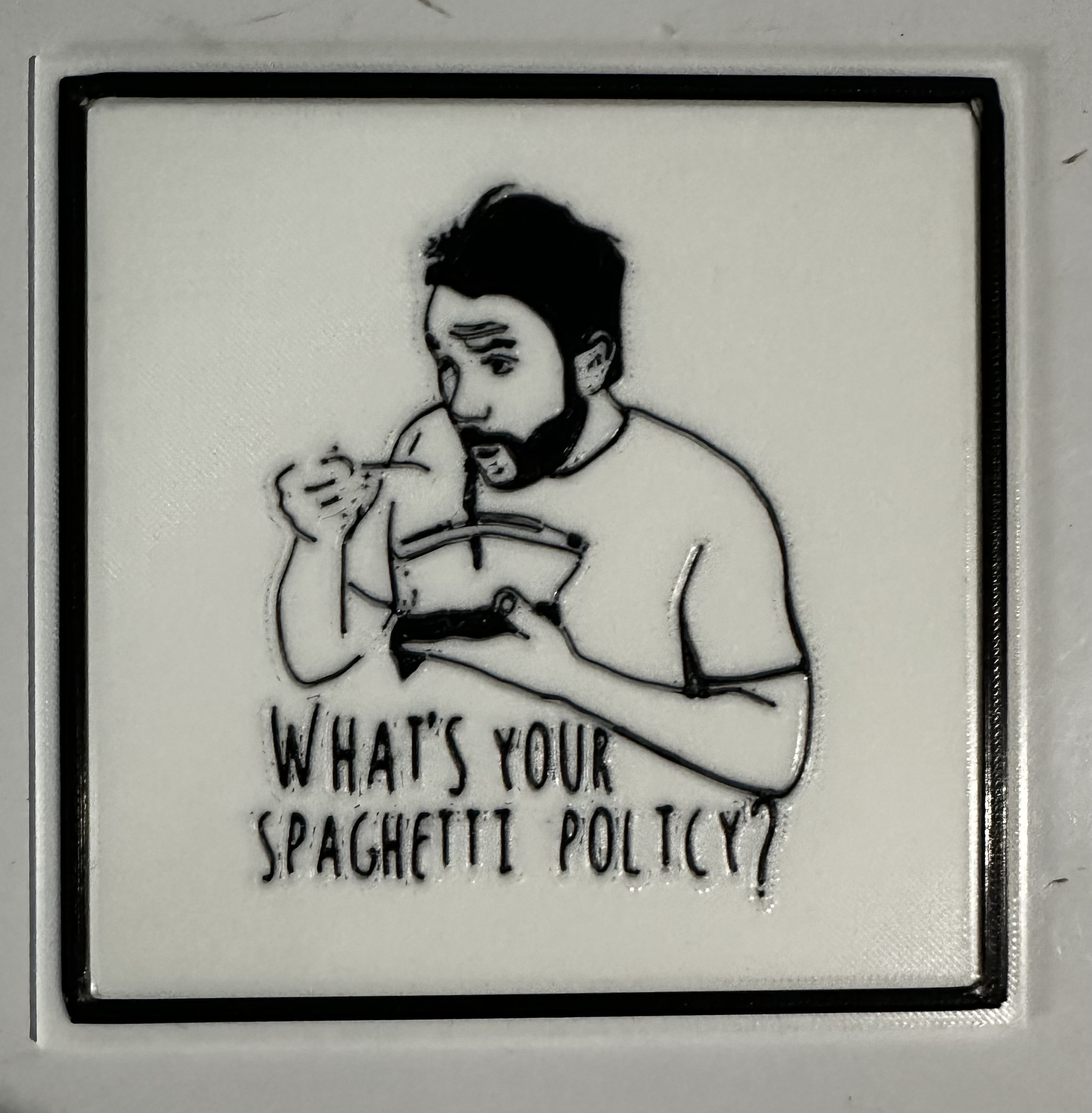 What's Your Spaghetti Policy? by Jim Nangano | Download free STL model ...