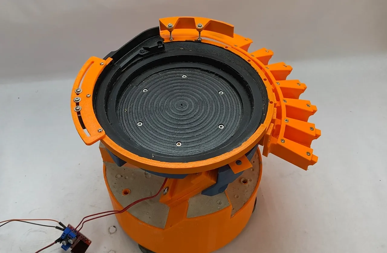 3D printed Vibration Bowl Feeder System by Fraens | Download free STL ...