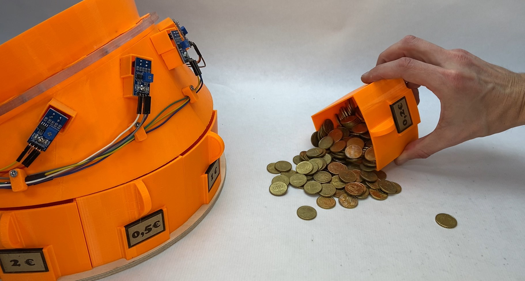 3D printed Coin Sorter by Fraens | Printables Store