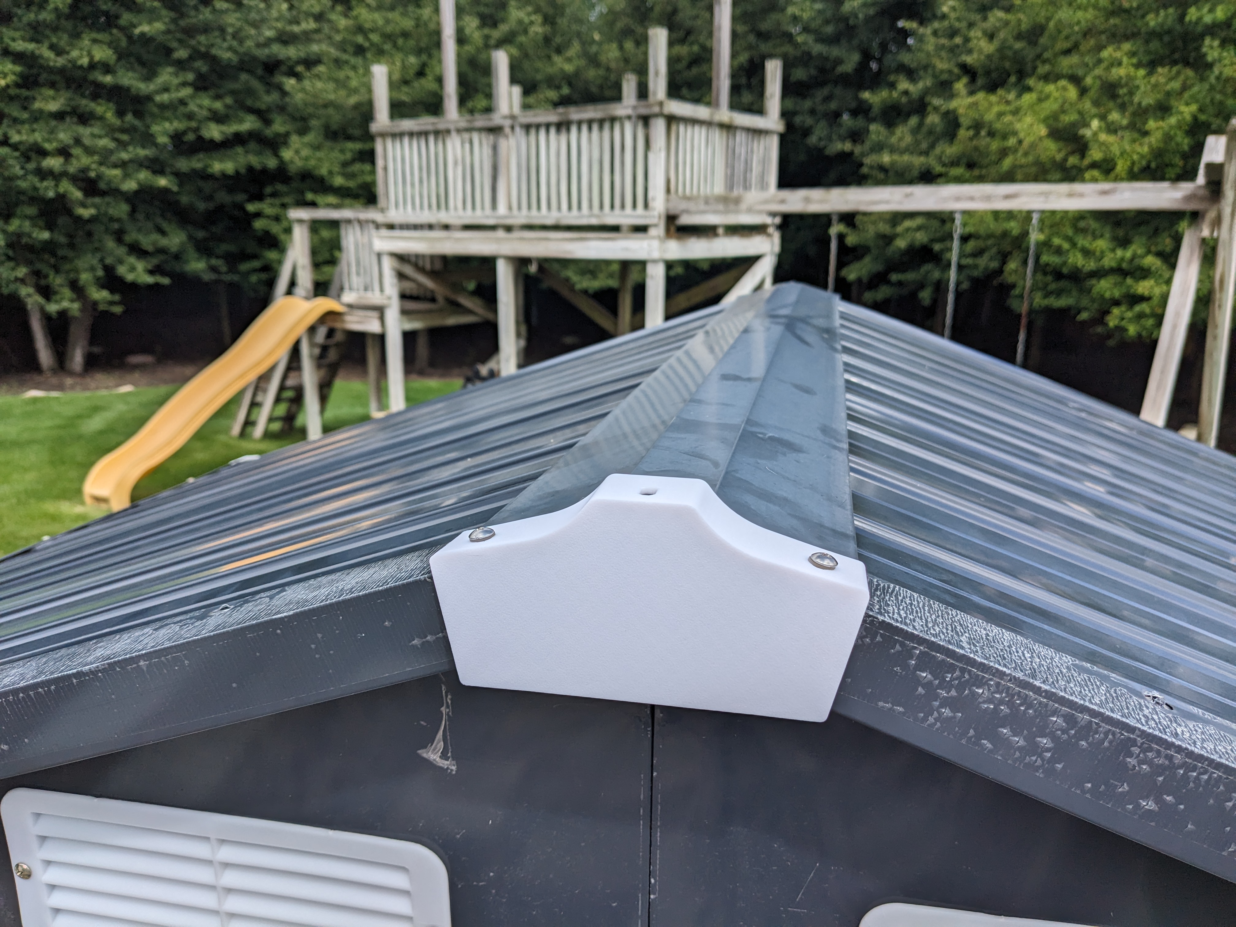 Aoxun Outdoor Storage Shed - rook peak guard - replacement for part "GE ...