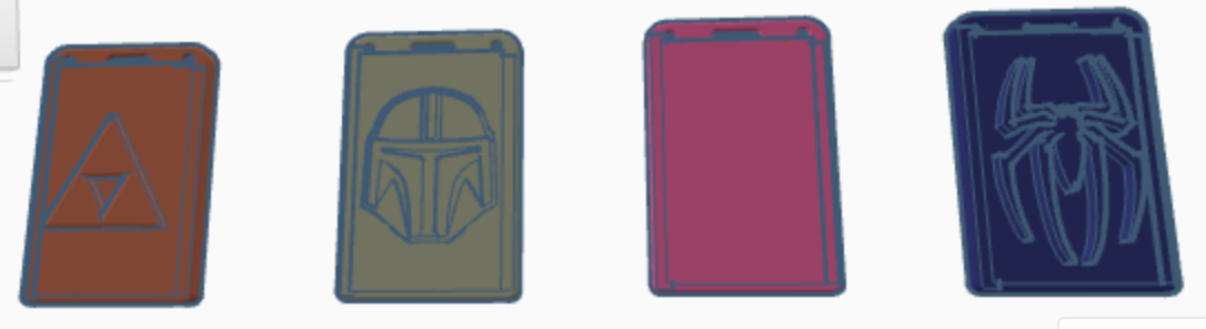 ID card holder V2 by camdaloon | Download free STL model | Printables.com