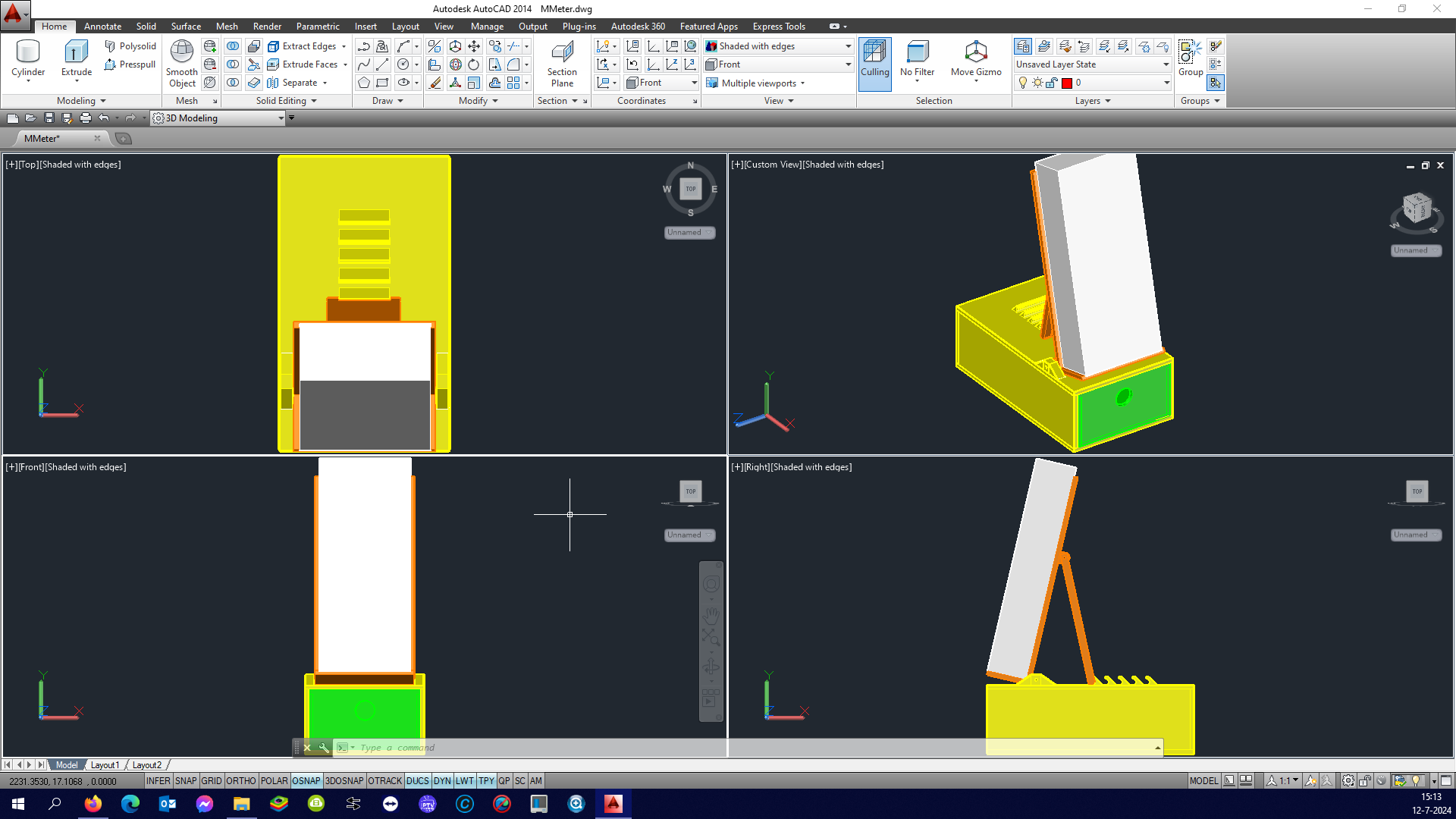 Adjustable Multi Meter stand by Captain Trek | Download free STL model ...
