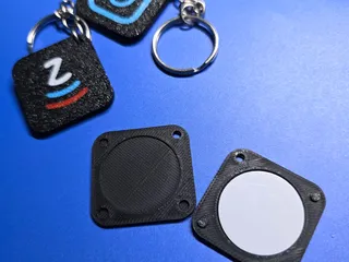 Social NFC keychain by DotCom Artwork | Download free STL model ...