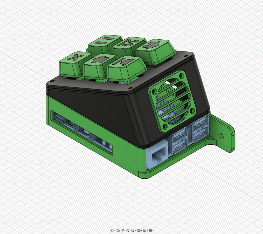 Raspberry Pi case with Keypad x6 by belittlemaker | Download free STL ...