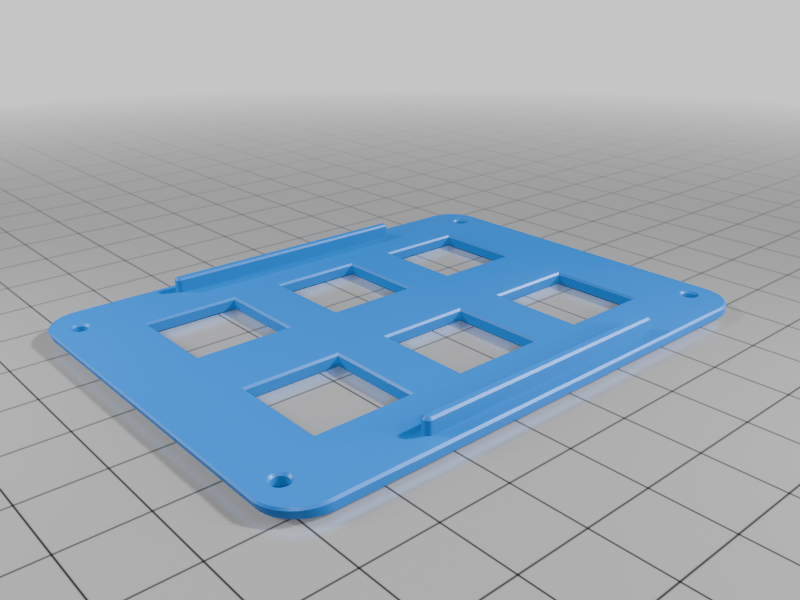 Raspberry Pi case with Keypad x6 by belittlemaker | Download free STL ...