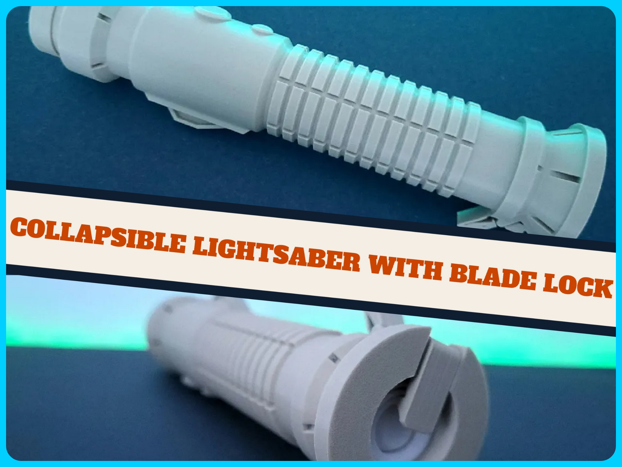 Toggle Collapsible Lightsaber (Blade Lock, Swappable Blade, & Dual ...
