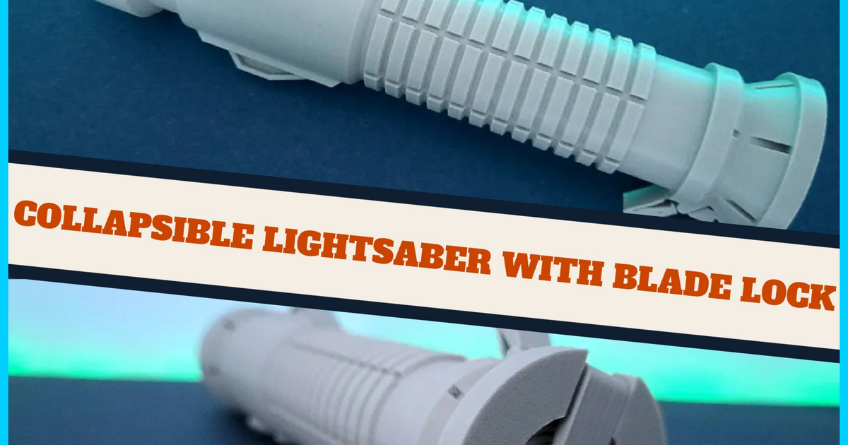 Toggle Collapsible Lightsaber (Blade Lock, Swappable Blade, & Dual ...