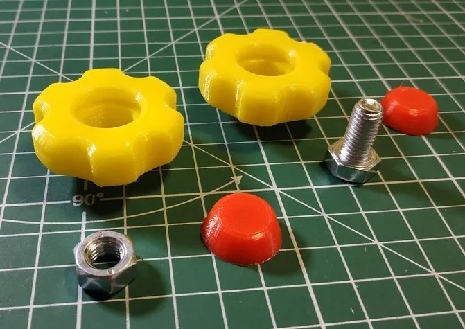 PLASTIC HAND KNOBS WITH STEEL SCREWS by Johnlds | Download free STL ...