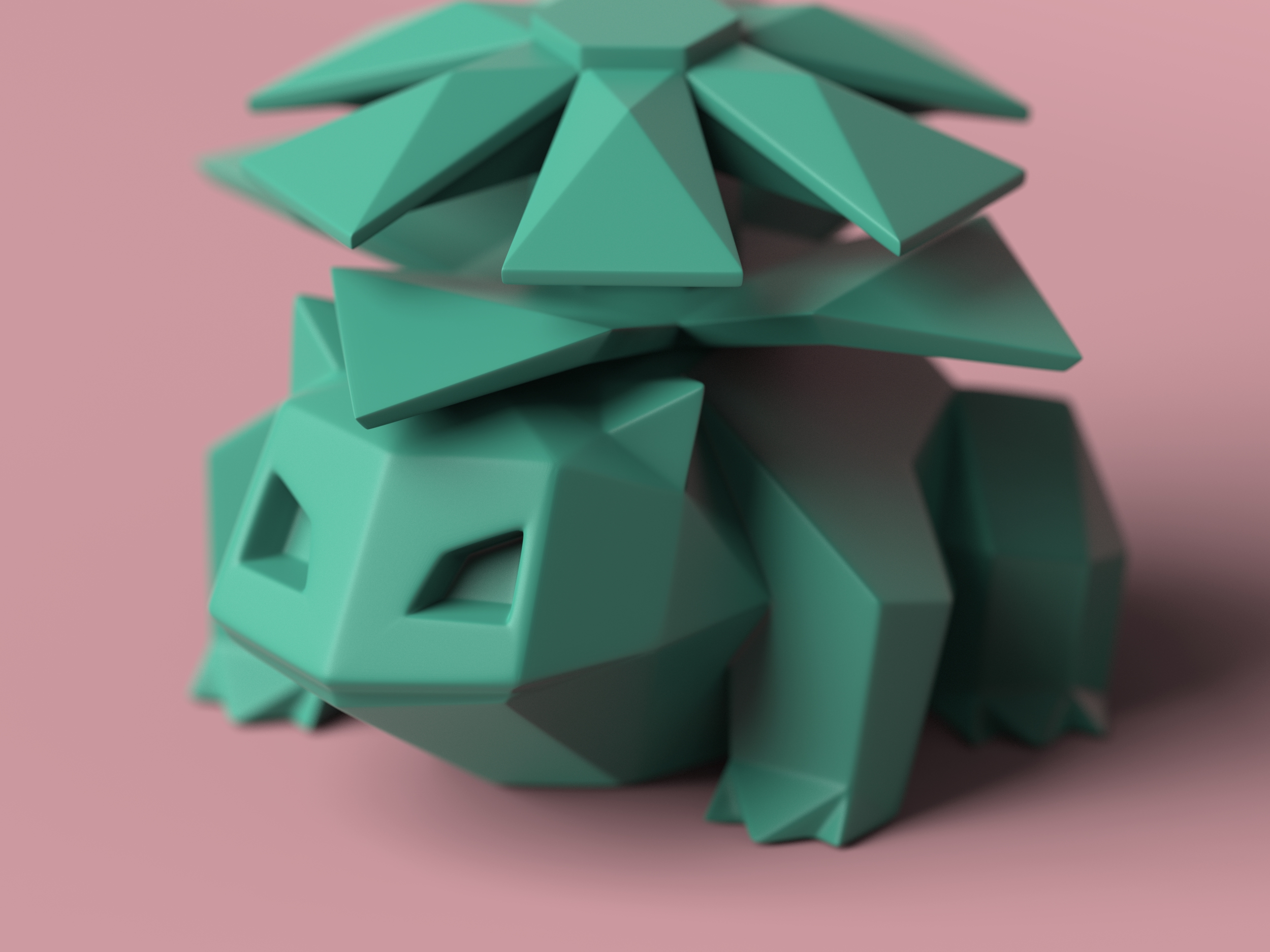 Low-poly Venusaur by Agustin Arroyo | Printables Store