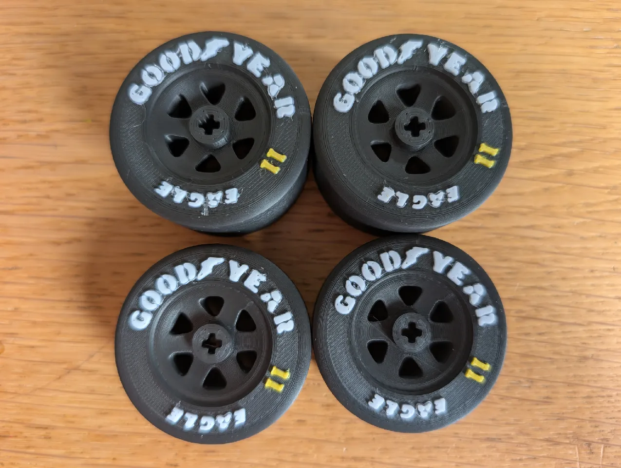 Prost version LEGO set 10330 McLaren Formula 1 car tyres/wheel with ...