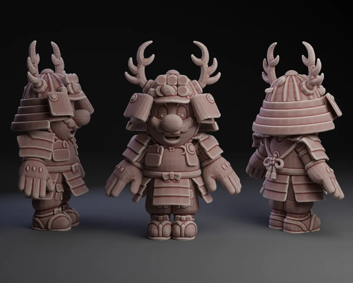 Samurai Mario by Peter Farell | Download free STL model | Printables.com
