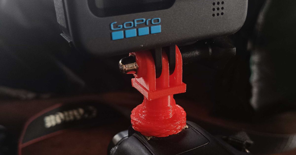 Gopro DSLR base by Francalvaro | Download free STL model | Printables.com