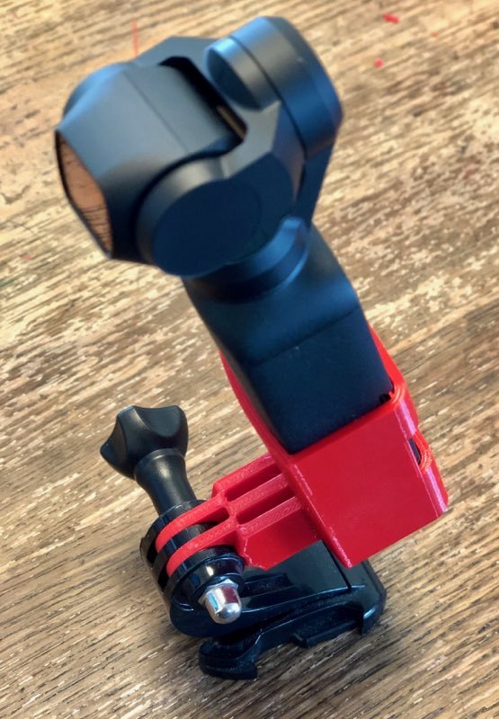 DJI Osmo Pocket GoPro Mount by Martin | Download free STL model ...