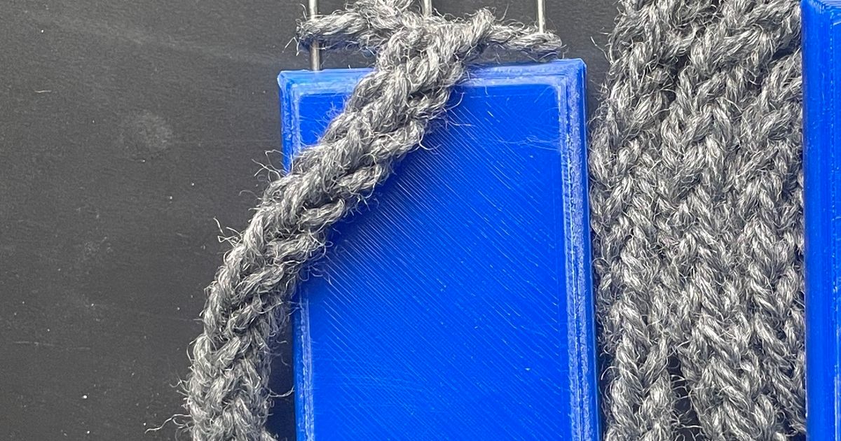 Worsted I Cord Maker por Tesla Knits | Descargar modelo STL gratuito ...