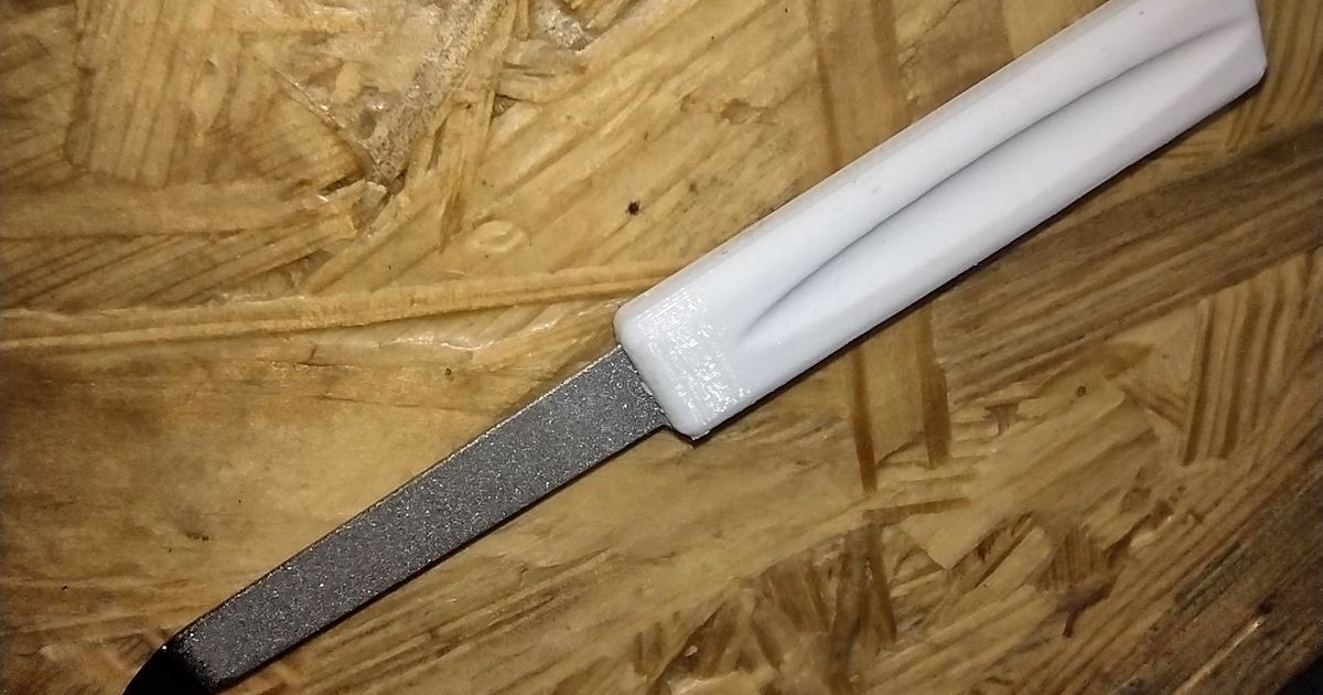 Nails File Grip by LaHo | Download free STL model | Printables.com